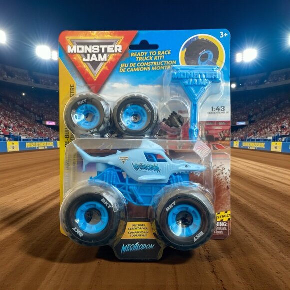 Spin Master | Toys | Monster Jam Megalodon Mechanix 43 Diecast Truck ...